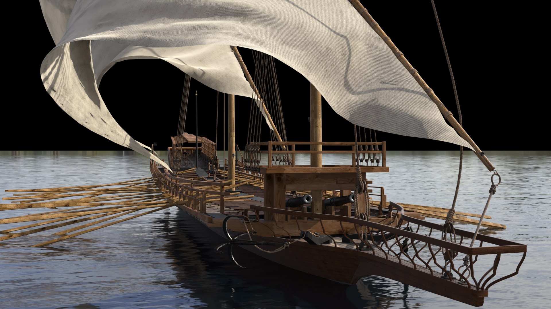 3D Ottoman Ship - TurboSquid 1940981