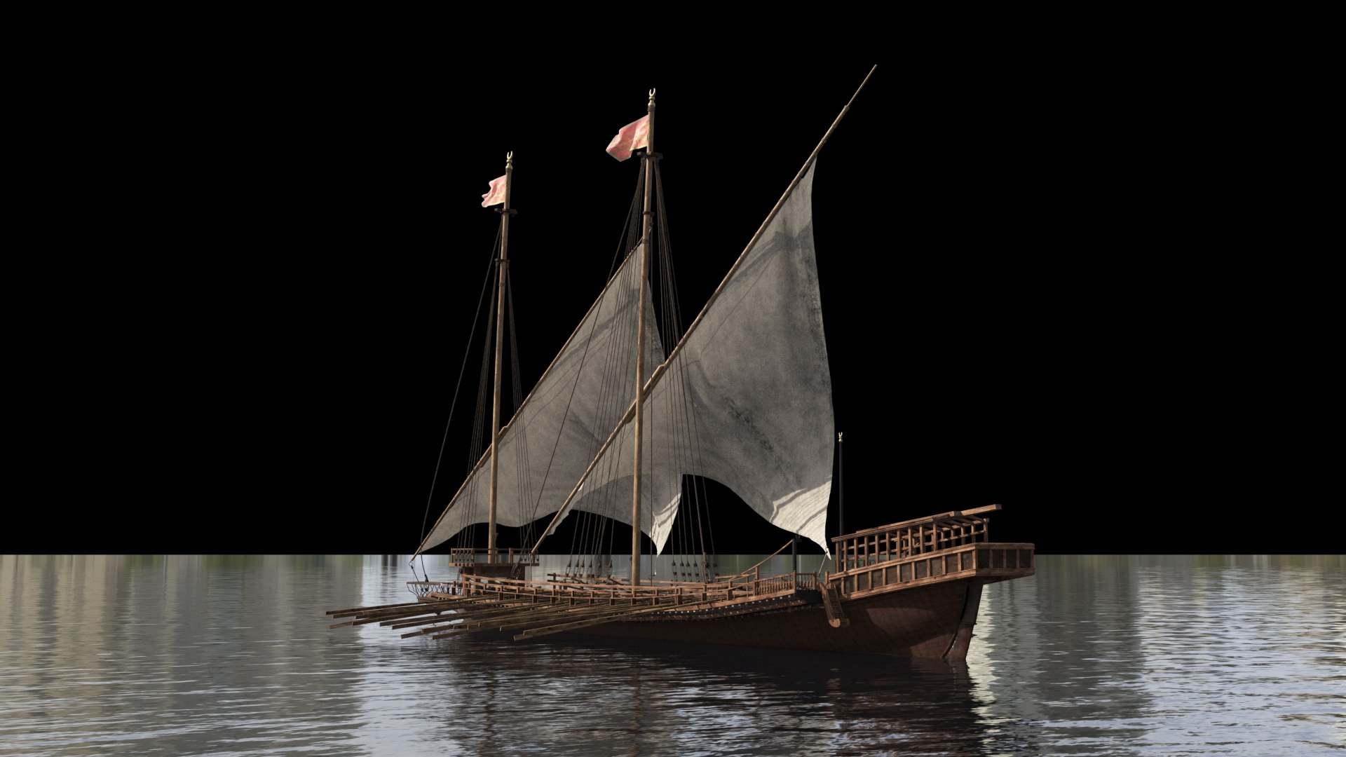 3D Ottoman Ship - TurboSquid 1940981