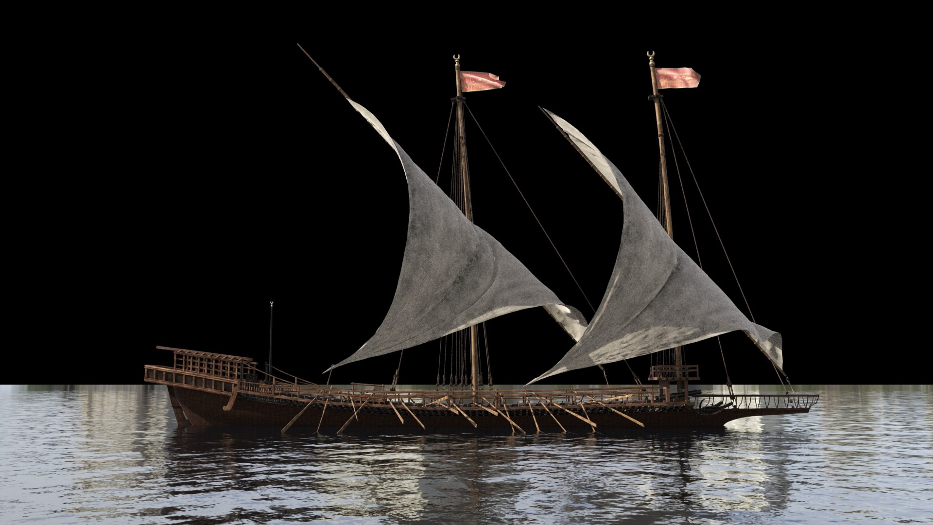 3D Ottoman Ship - TurboSquid 1940981