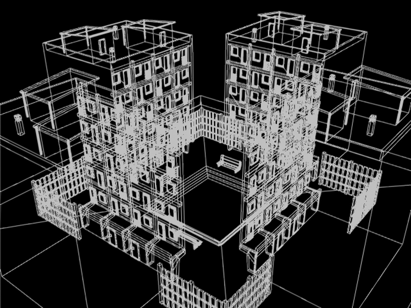 3d Model Flats Apartment