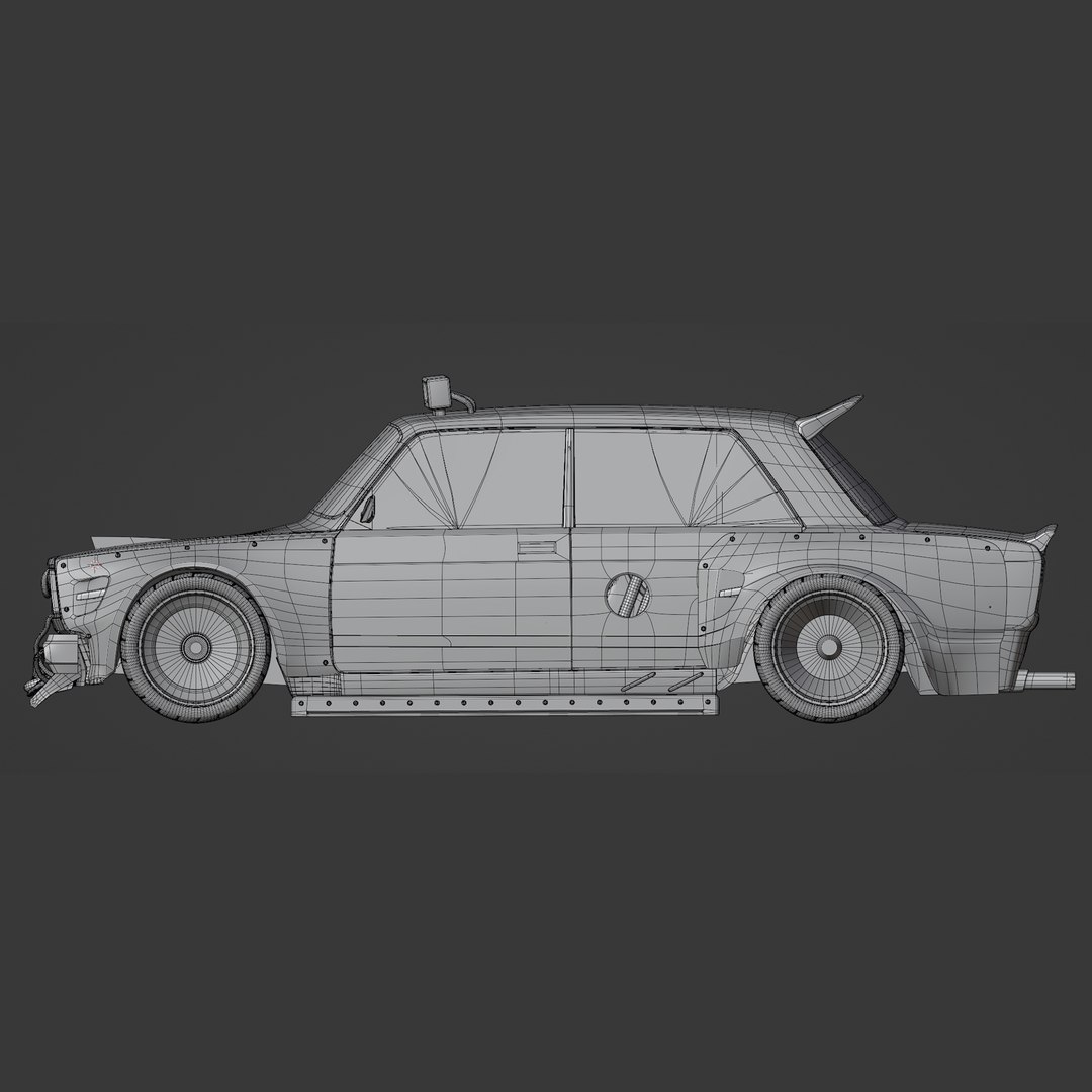 3D Cyberpunk Lada With Wide Body Kits - TurboSquid 2173709