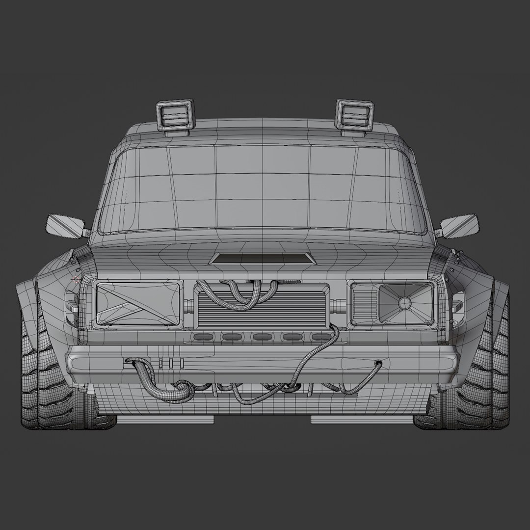 3D Cyberpunk Lada With Wide Body Kits - TurboSquid 2173709