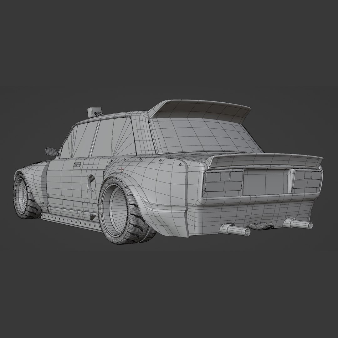 3D Cyberpunk Lada With Wide Body Kits - TurboSquid 2173709