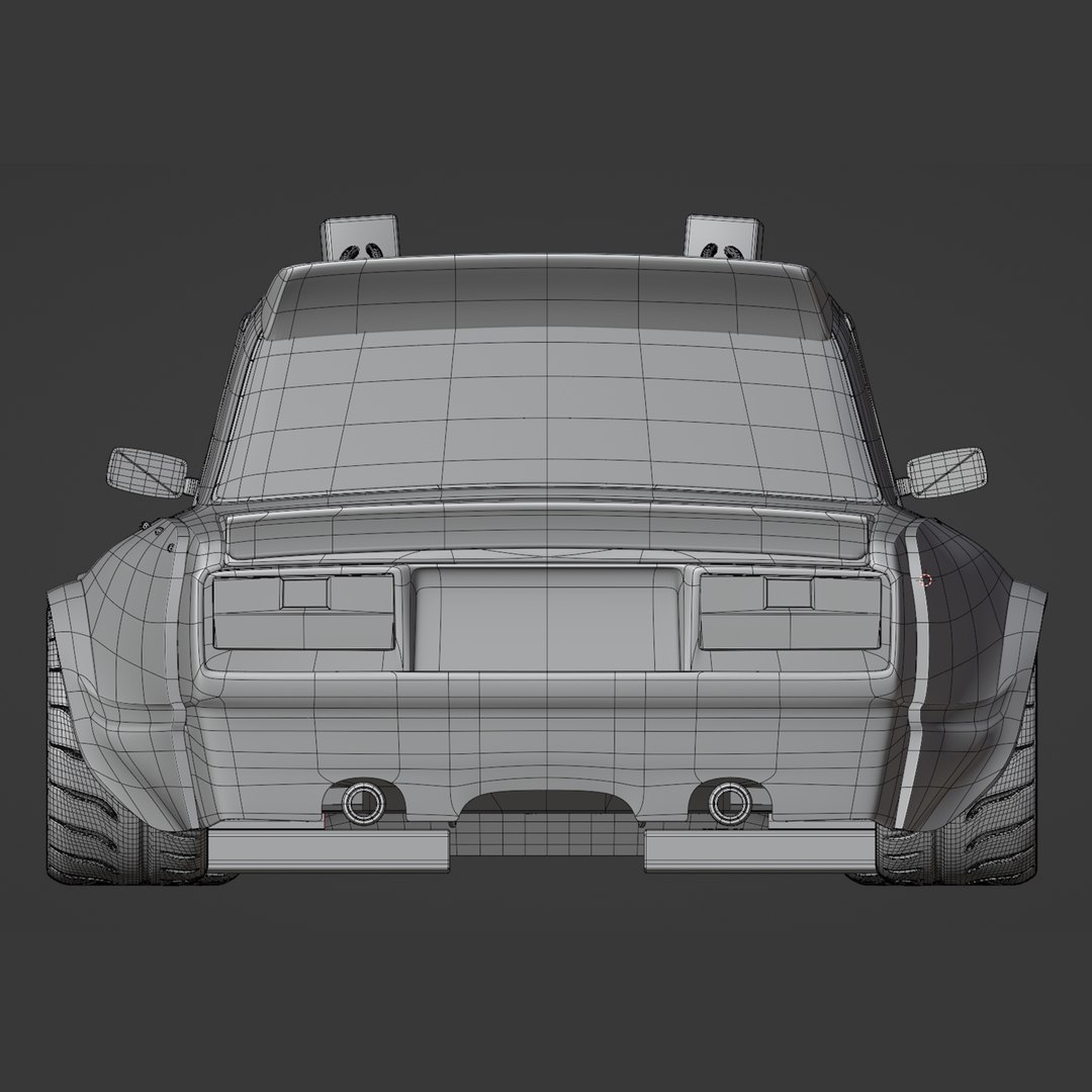 3D Cyberpunk Lada With Wide Body Kits - TurboSquid 2173709