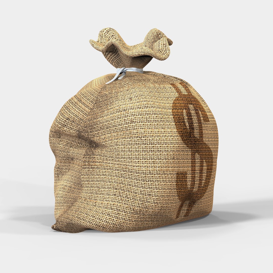 Money Bag 3d Model