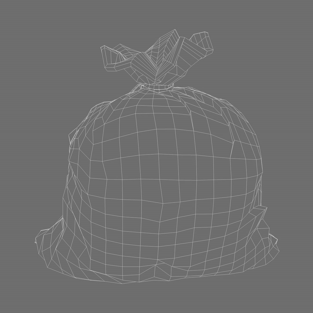 Money Bag 3d Model