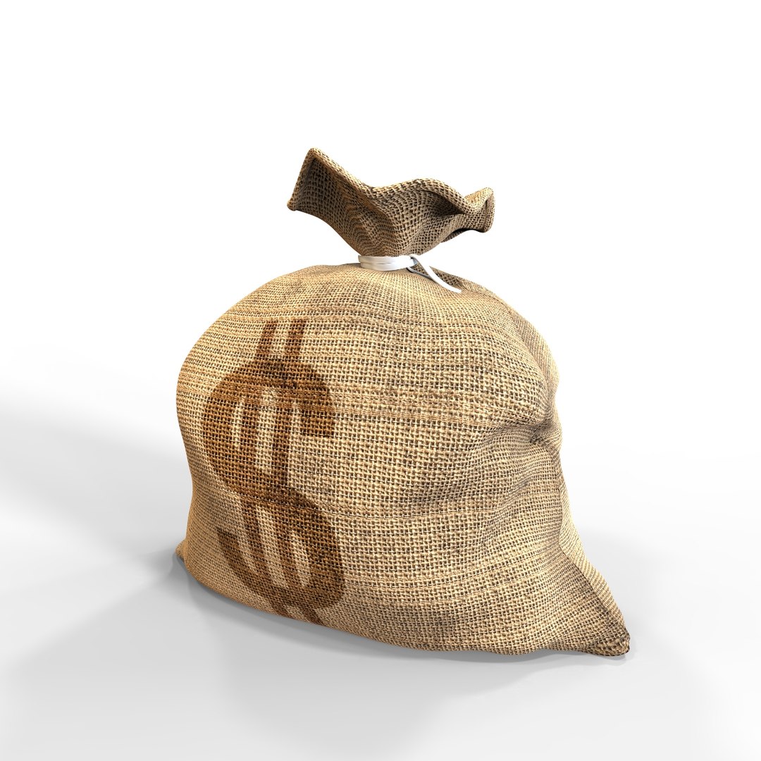 Money Bag 3d Model