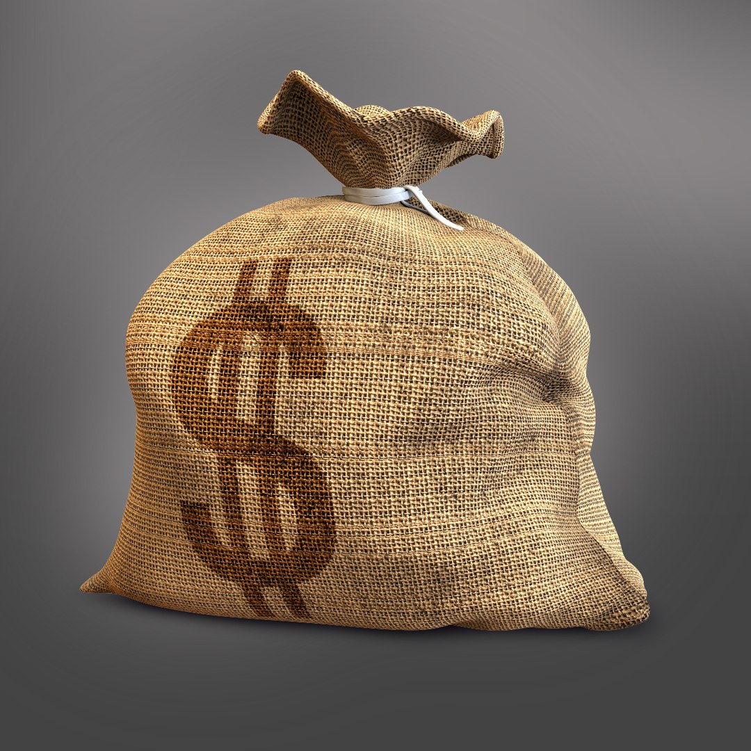 Money Bag 3d Model
