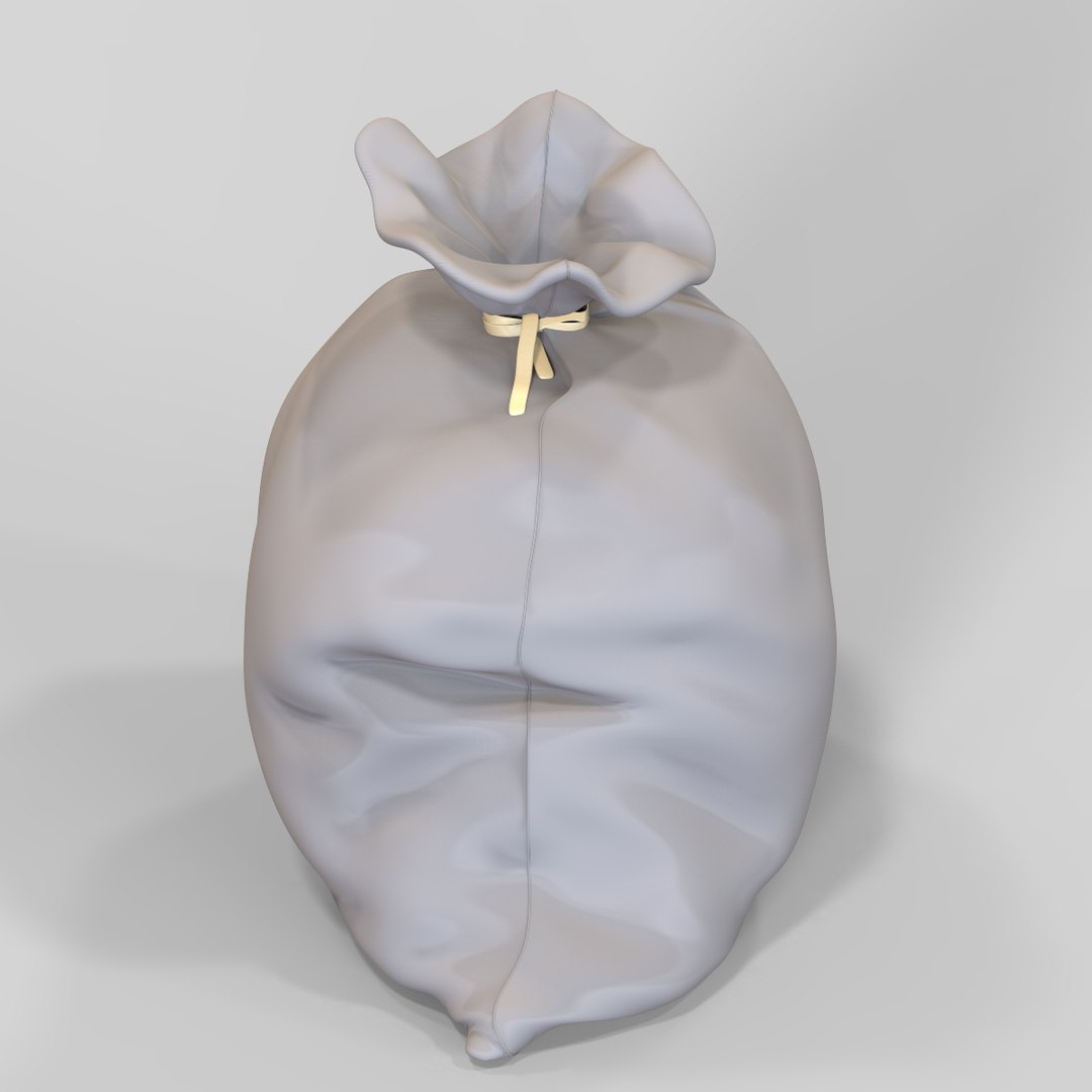 Money Bag 3d Model