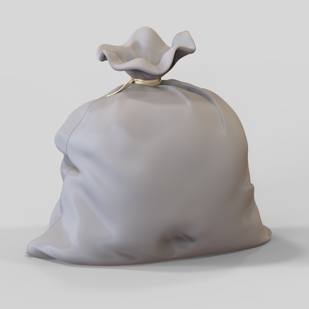 Money Bag 3d Model