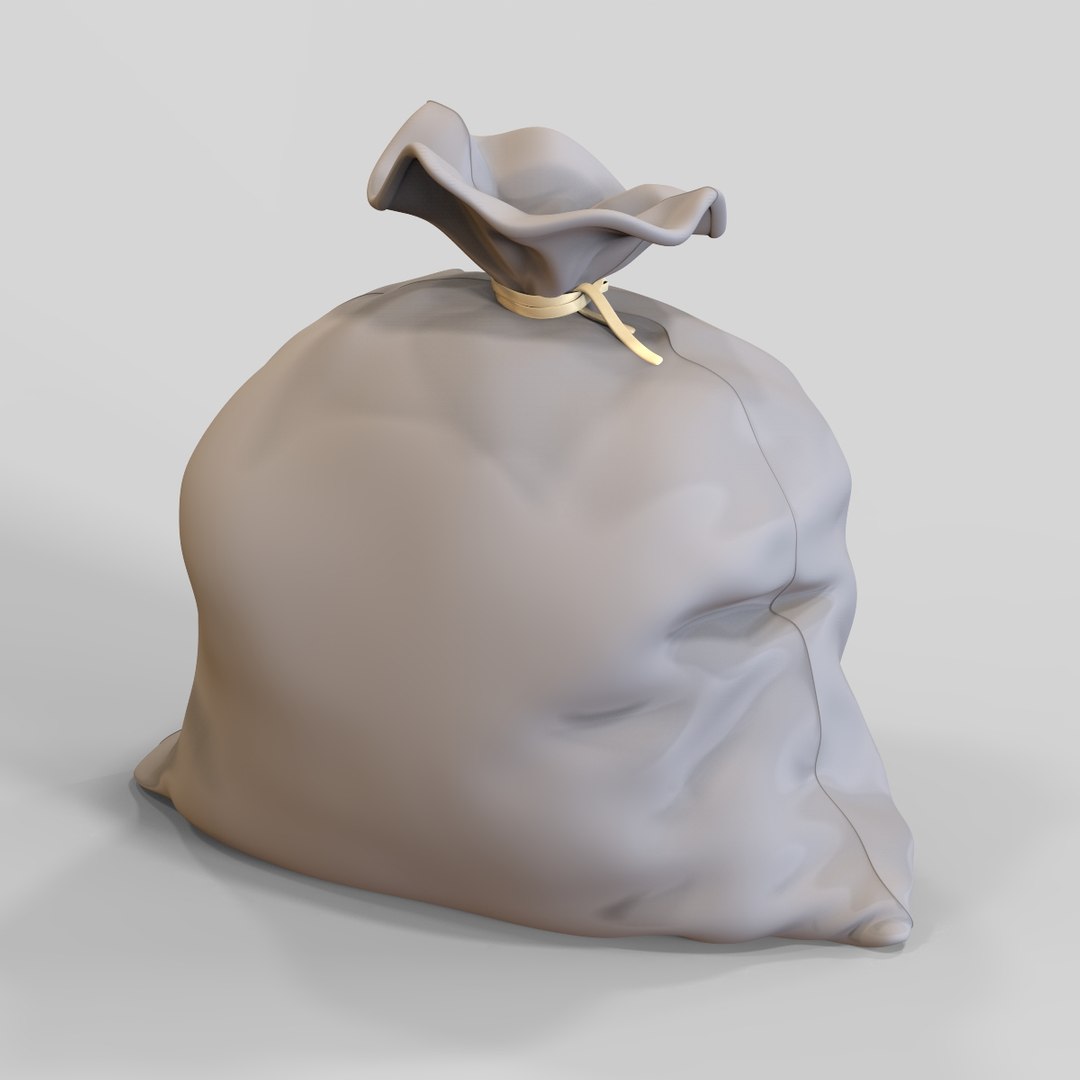Money Bag 3d Model