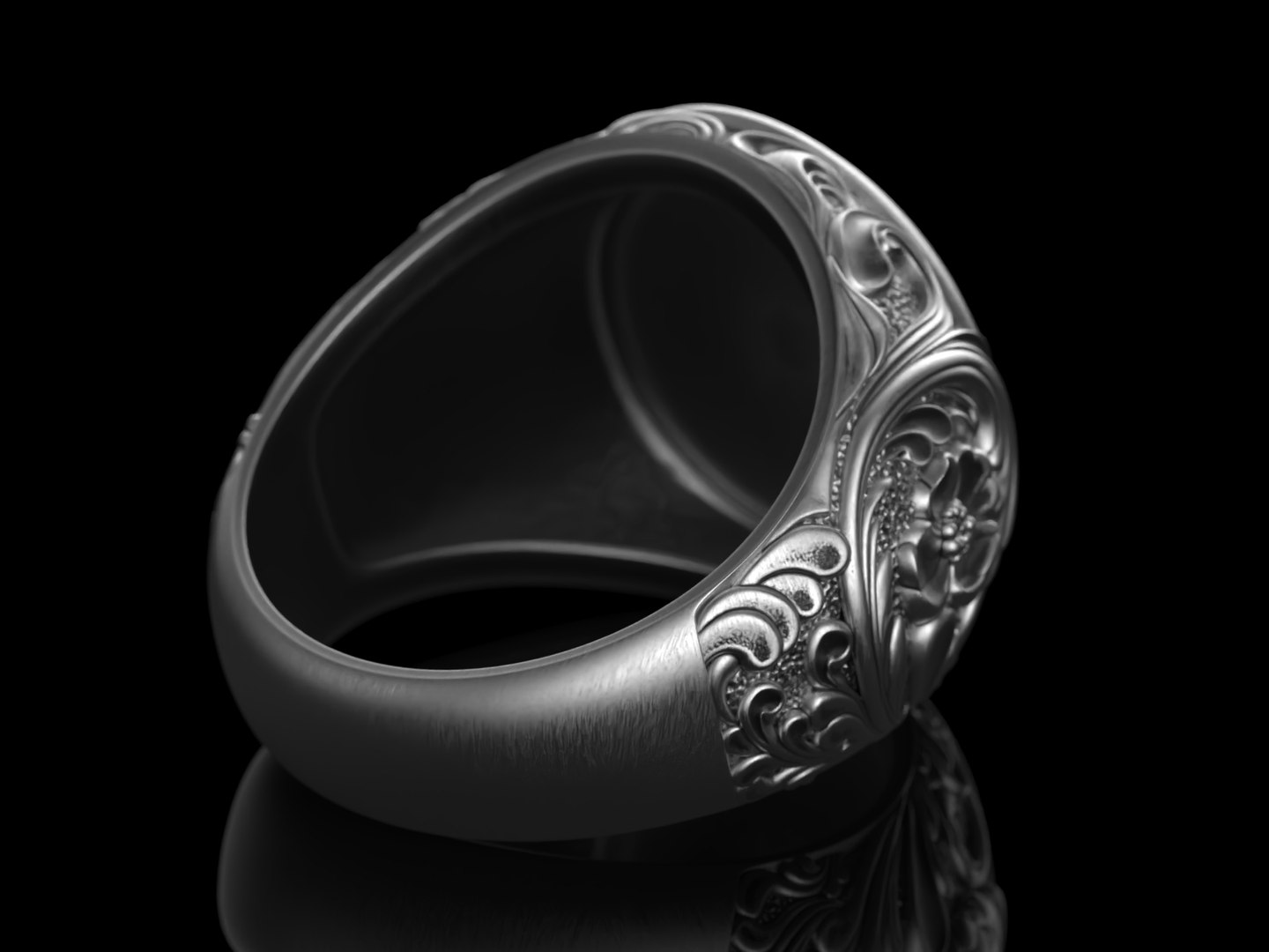 3D Jewelry Masonic Ring With Eye Symbol 0317 Set Of Sizes Stl 3dm Fbx ...