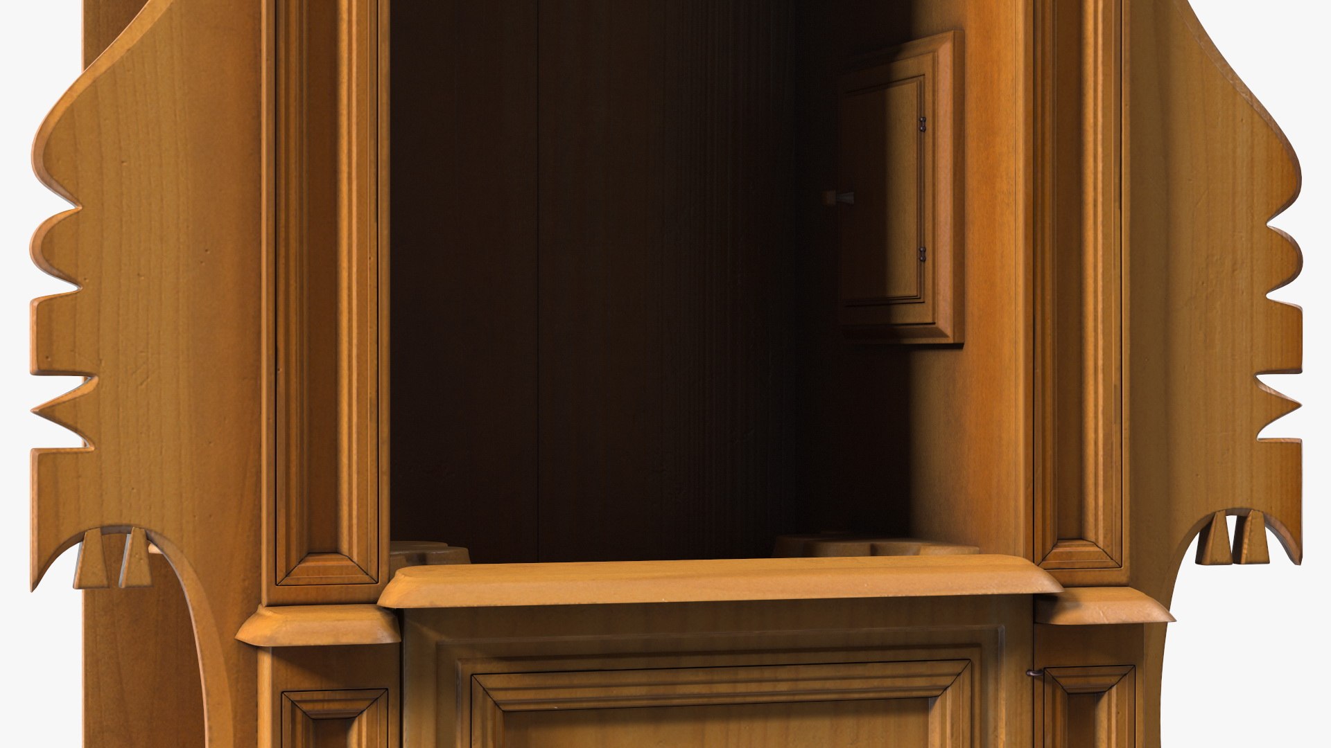 Renaissance Style Confessional 3D Model - TurboSquid 1902005