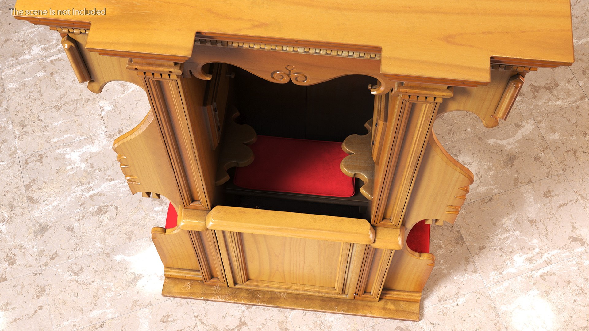 Renaissance Style Confessional 3D Model - TurboSquid 1902005
