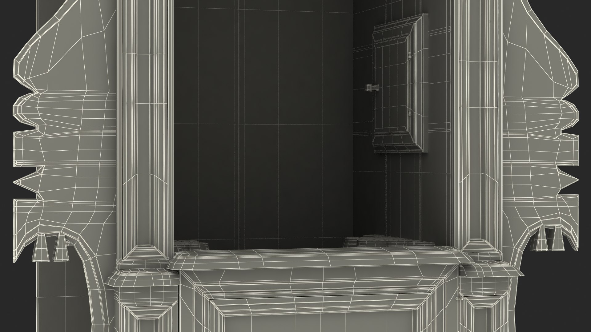 Renaissance Style Confessional 3D model - TurboSquid 1902005