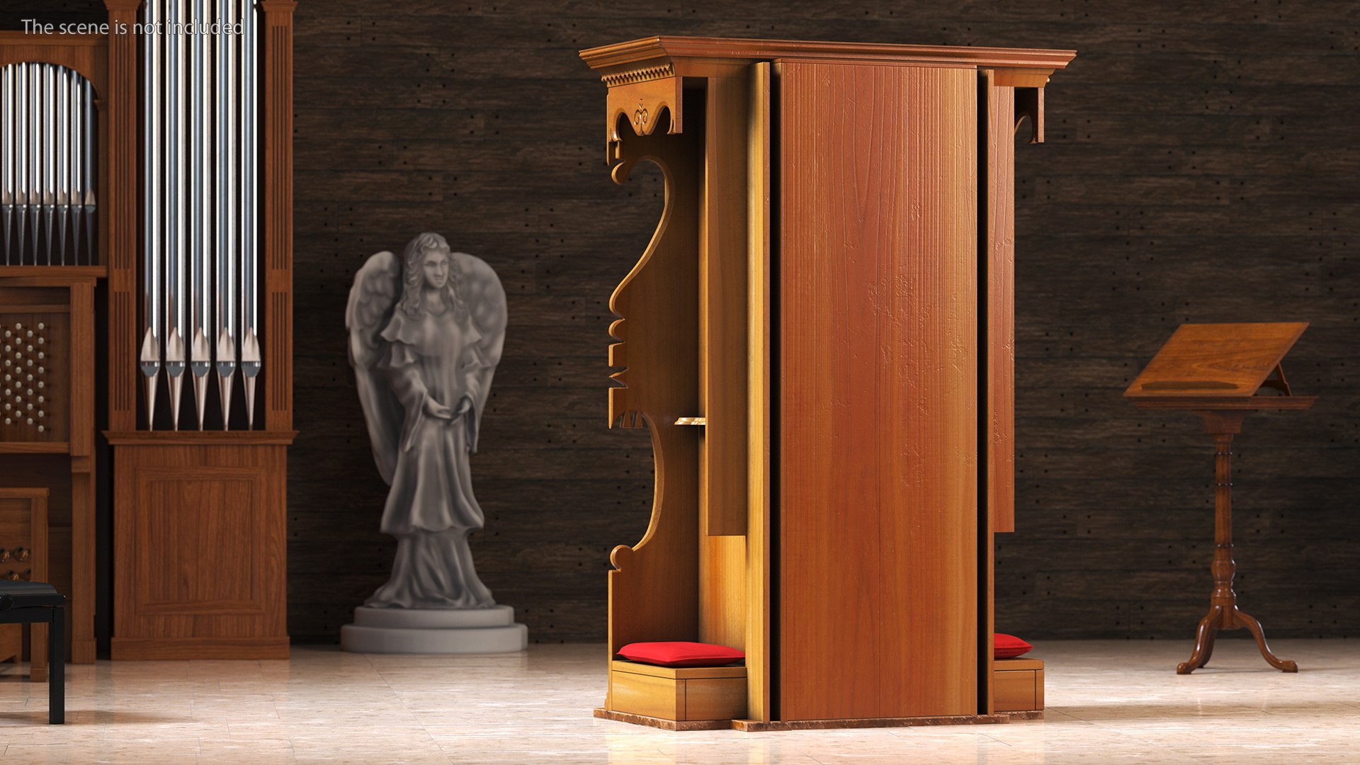 Renaissance Style Confessional 3D Model - TurboSquid 1902005