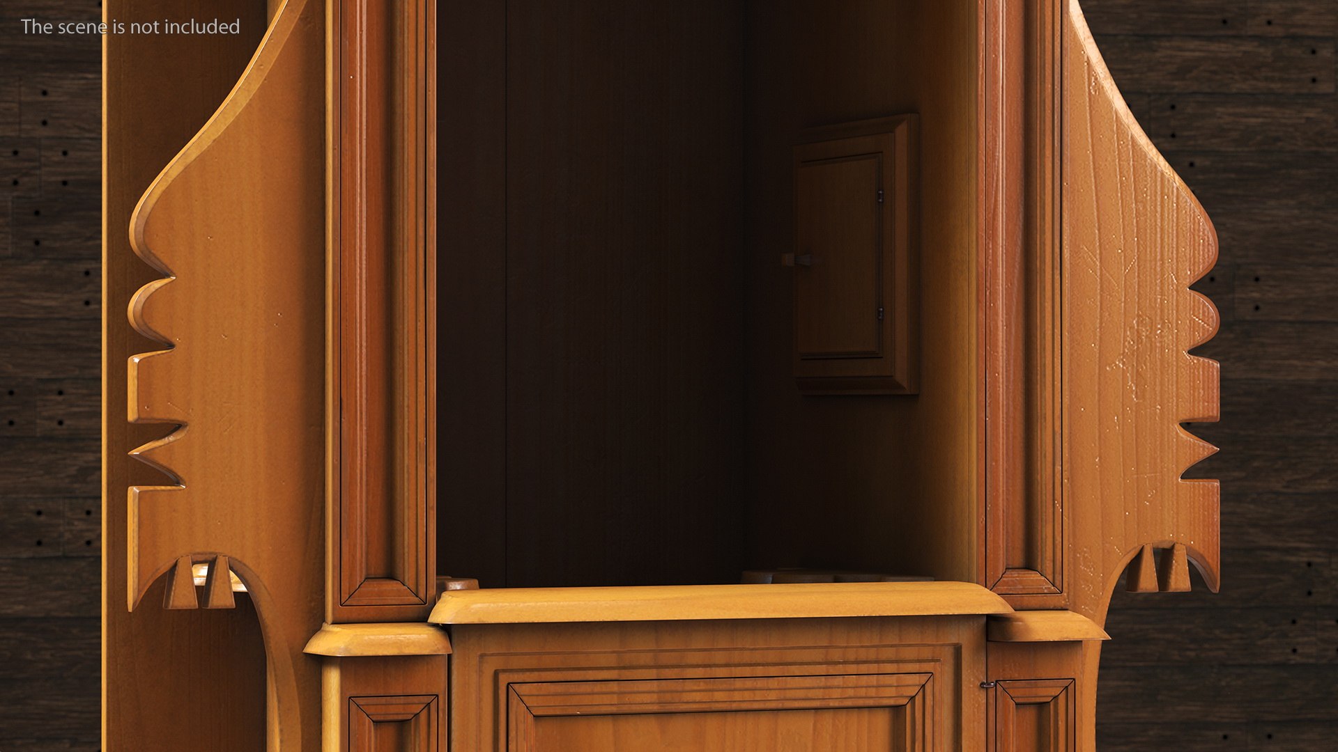 Renaissance Style Confessional 3D Model - TurboSquid 1902005