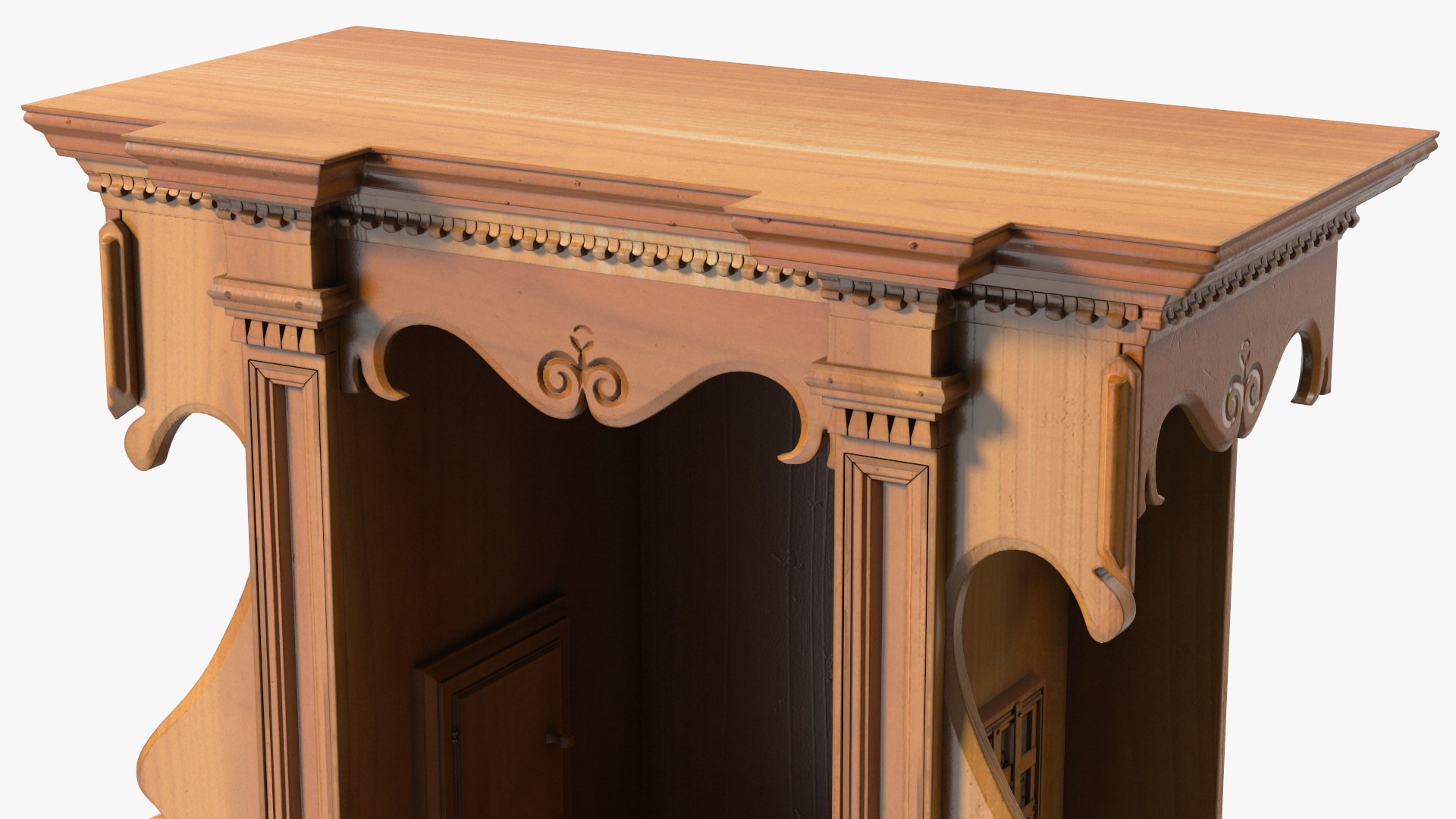 Renaissance Style Confessional 3D Model - TurboSquid 1902005