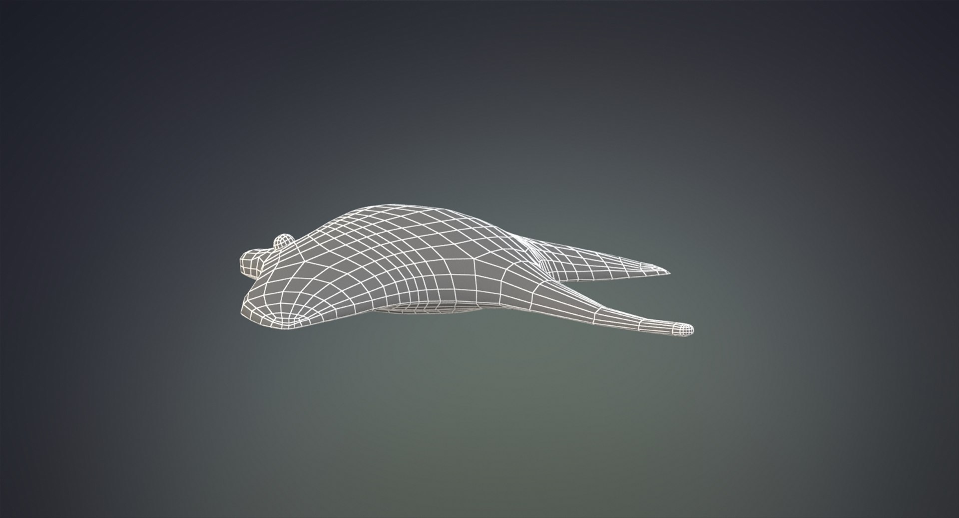 3D cute cartoon manta model - TurboSquid 1322945