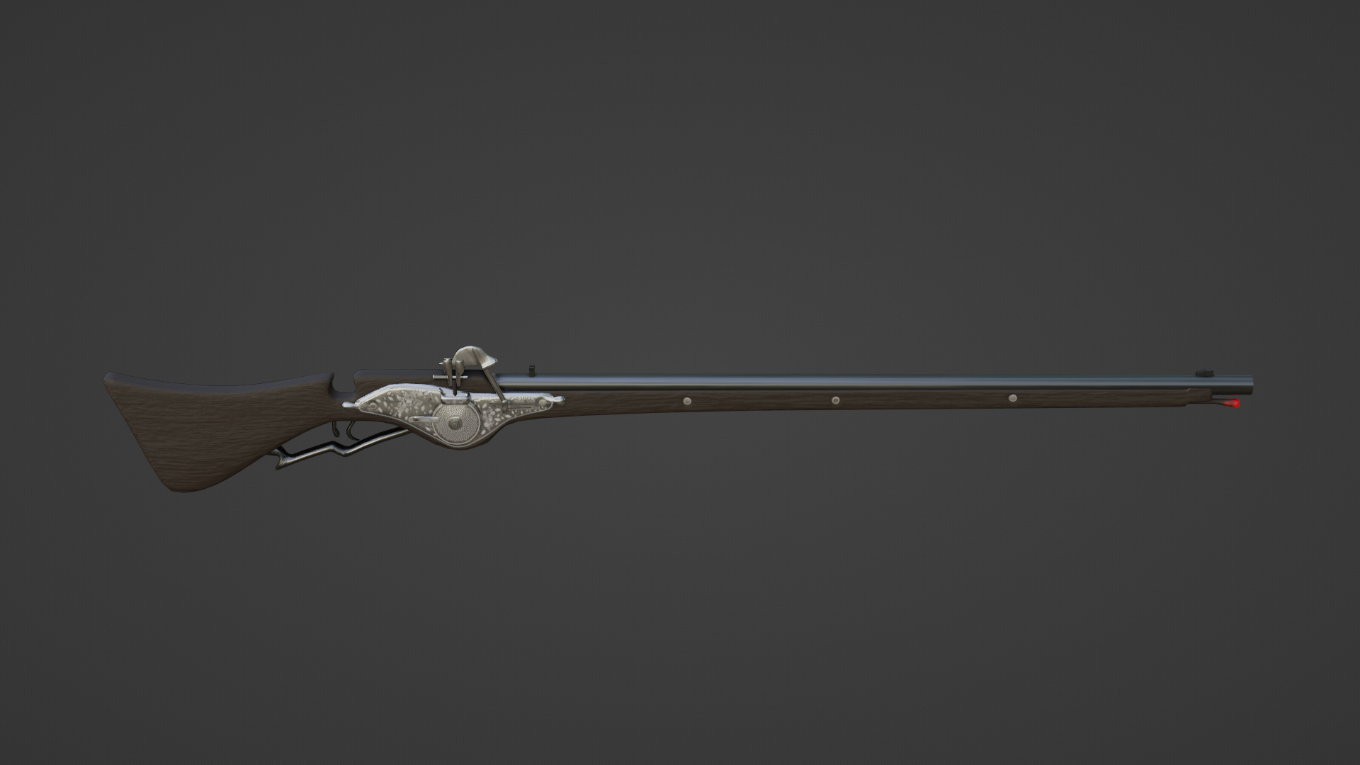 1550 Wheel Lock Long Rifle 3D - TurboSquid 1960087