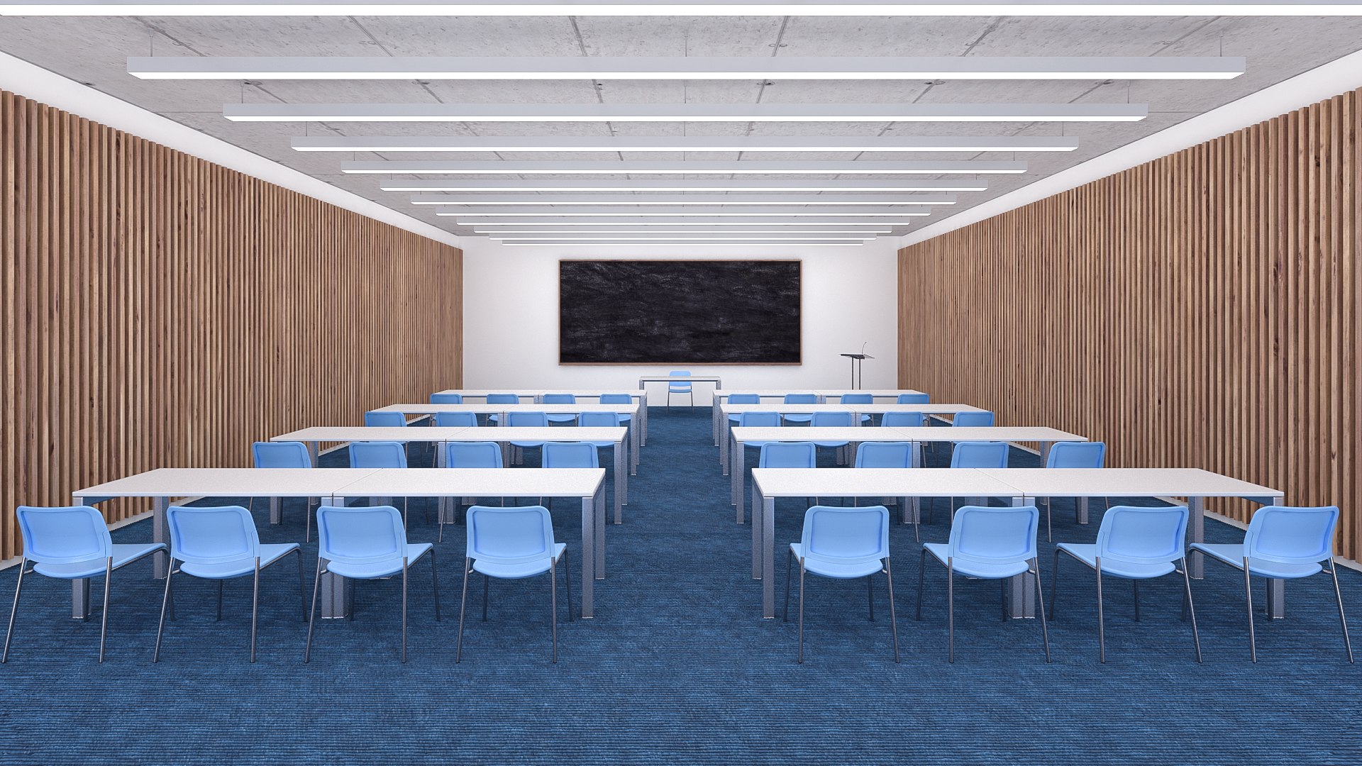 3D Classroom 01 Model - TurboSquid 2130223