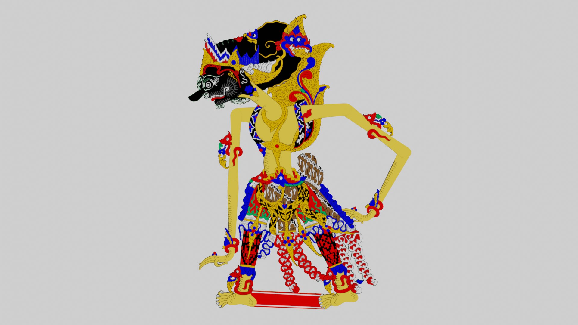 Wayang Kulit Jayadrata - TurboSquid 2268488