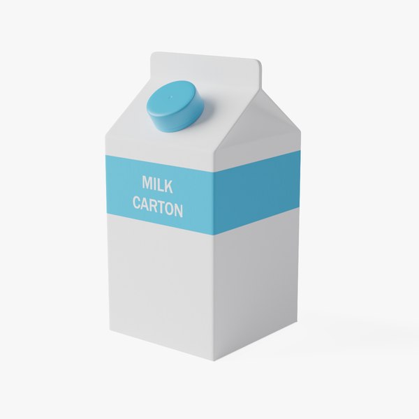 modelo 3d Cartón de leche pequeño - TurboSquid 2285161