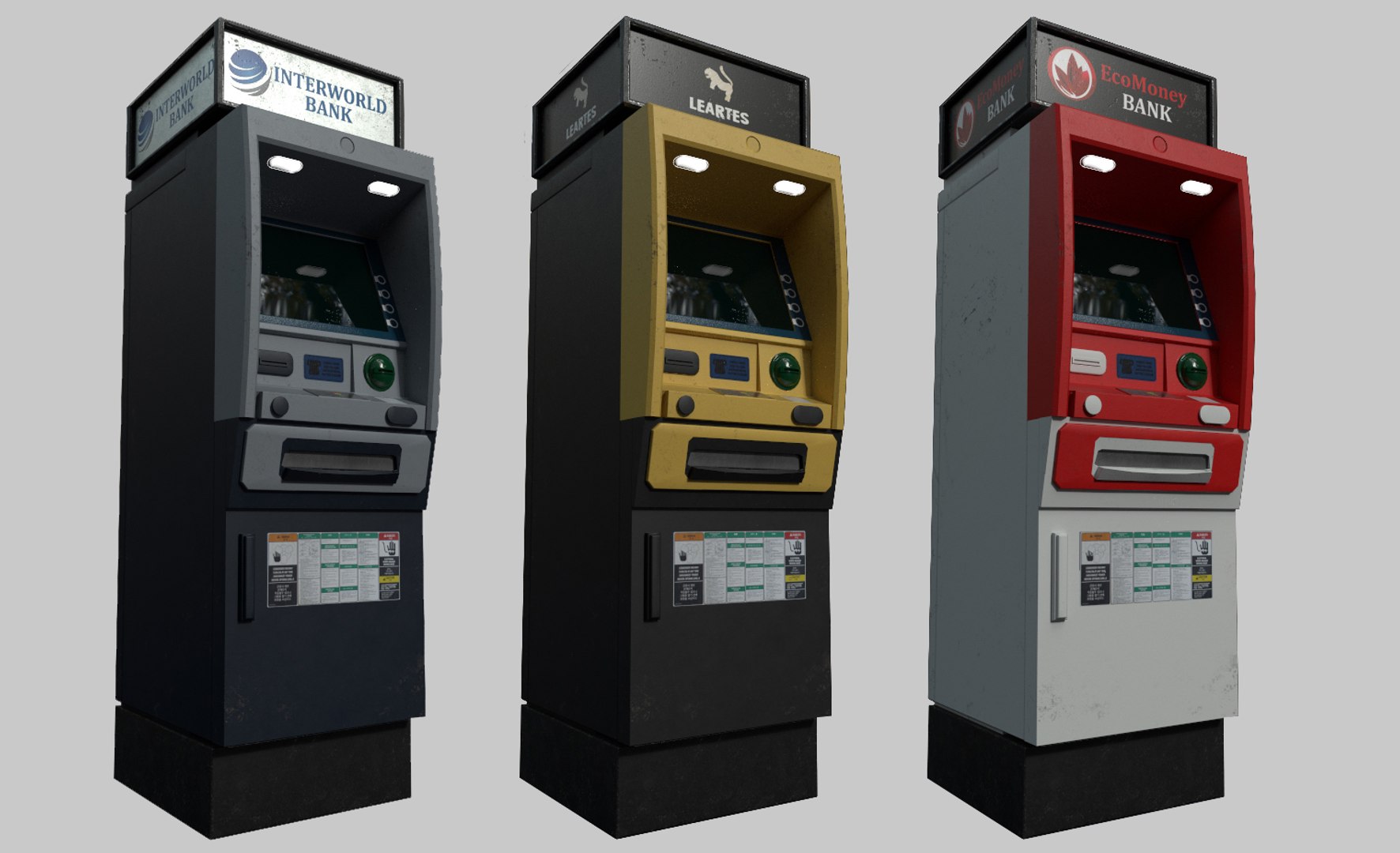 3D Atm Gameready - TurboSquid 1465224