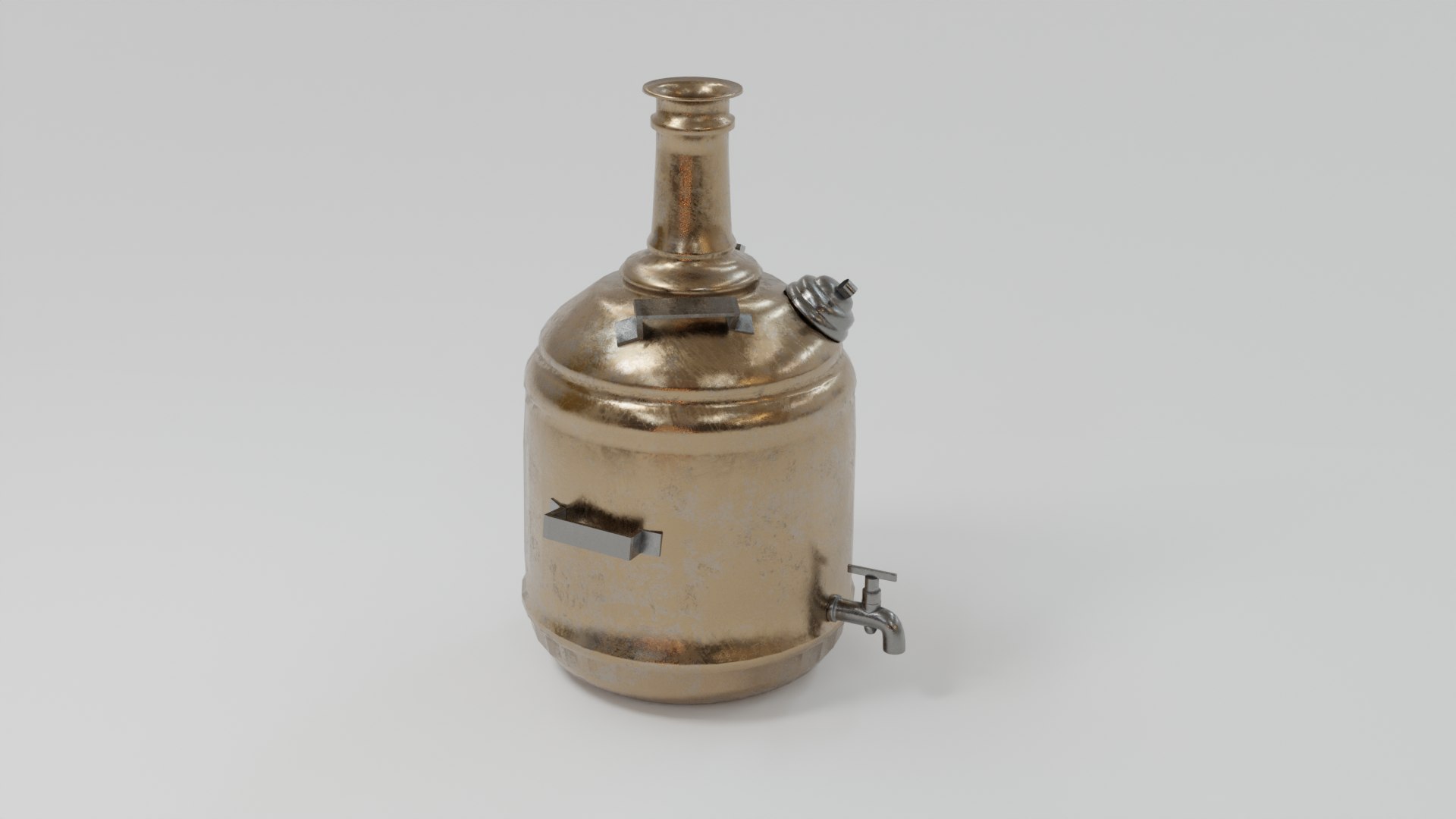 Indian Tea Boiler Low-poly Model 3D - TurboSquid 2083626