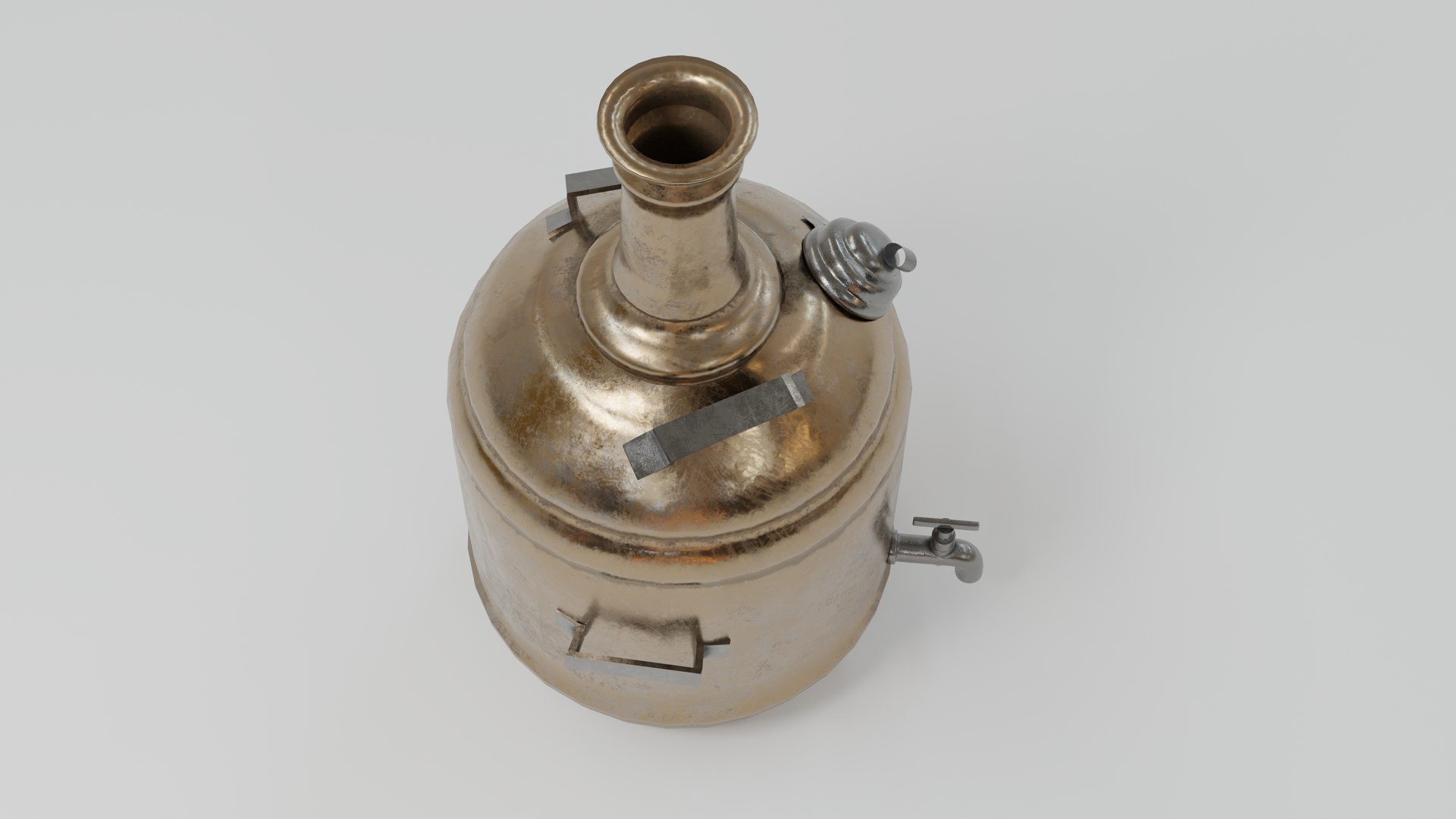 Indian Tea Boiler Low-poly Model 3D - TurboSquid 2083626