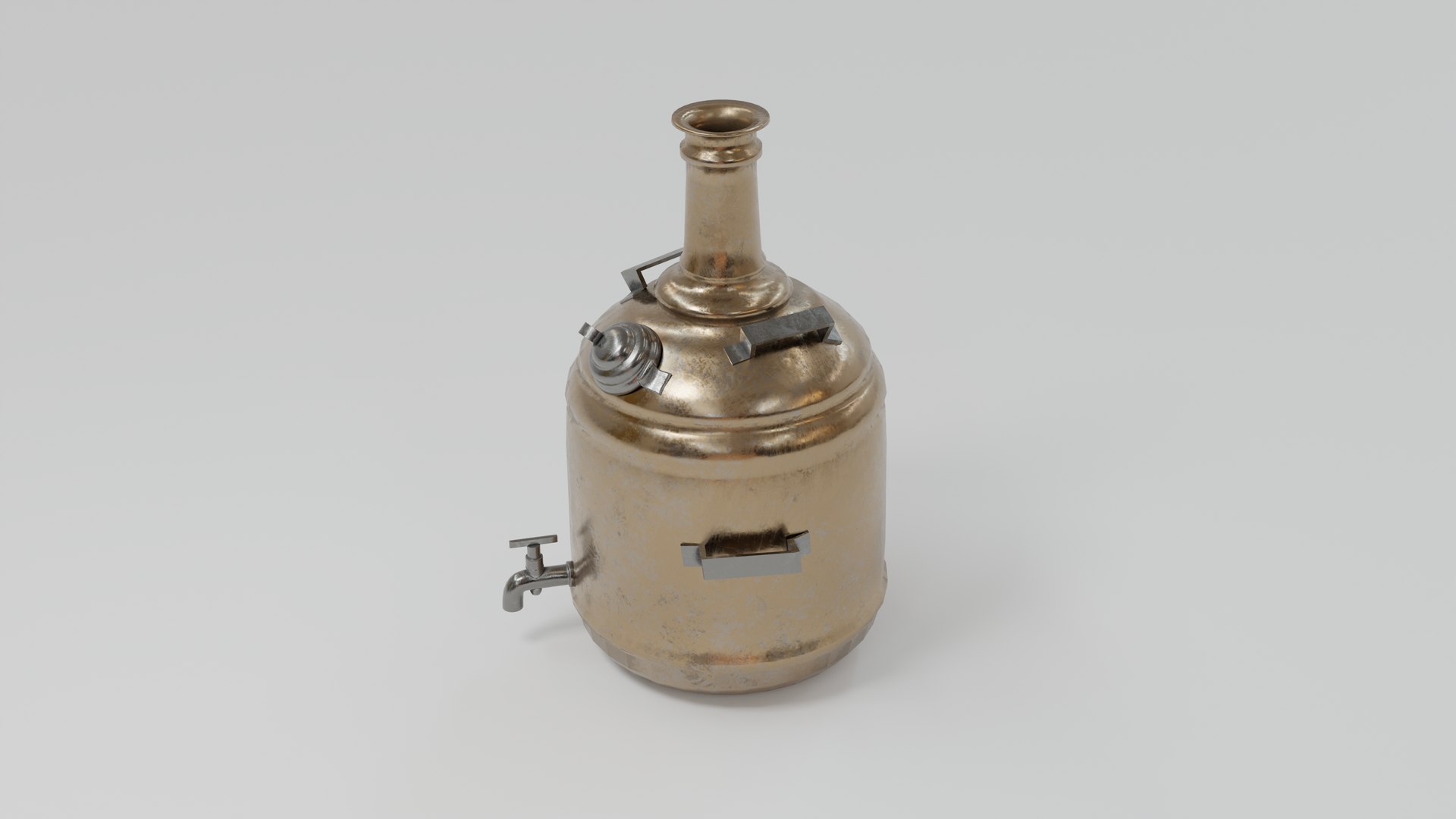 Indian Tea Boiler Low-poly Model 3D - TurboSquid 2083626