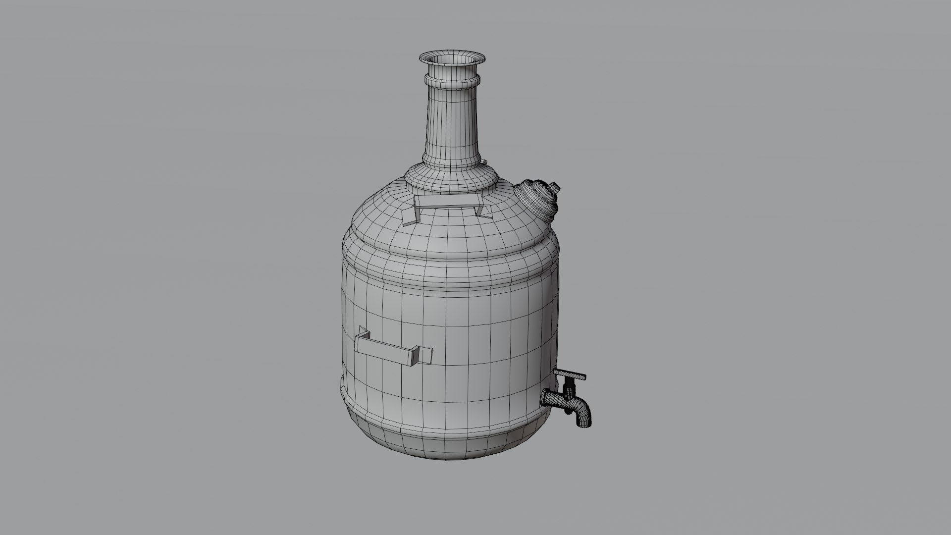 Indian Tea Boiler Low-poly Model 3D - TurboSquid 2083626