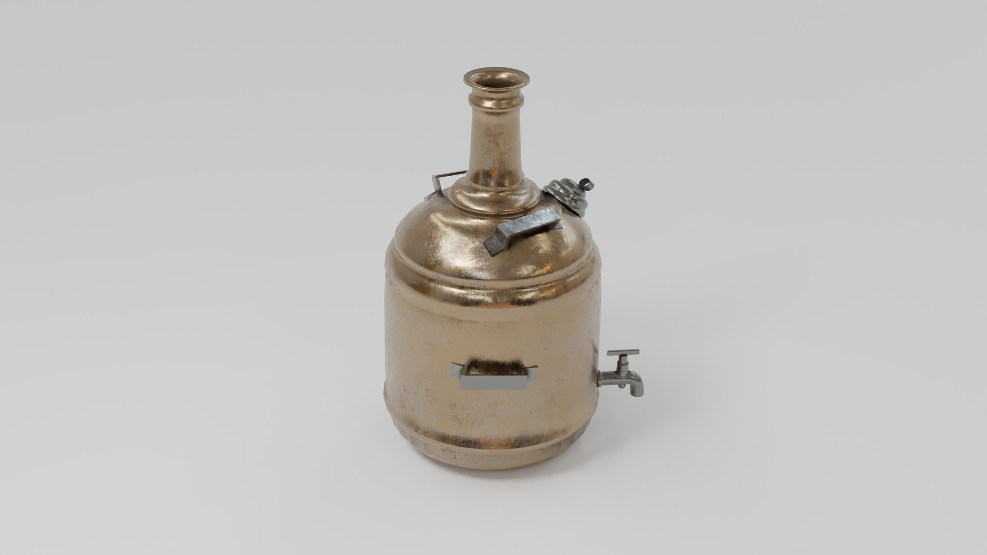 Indian Tea Boiler Low-poly Model 3D - TurboSquid 2083626