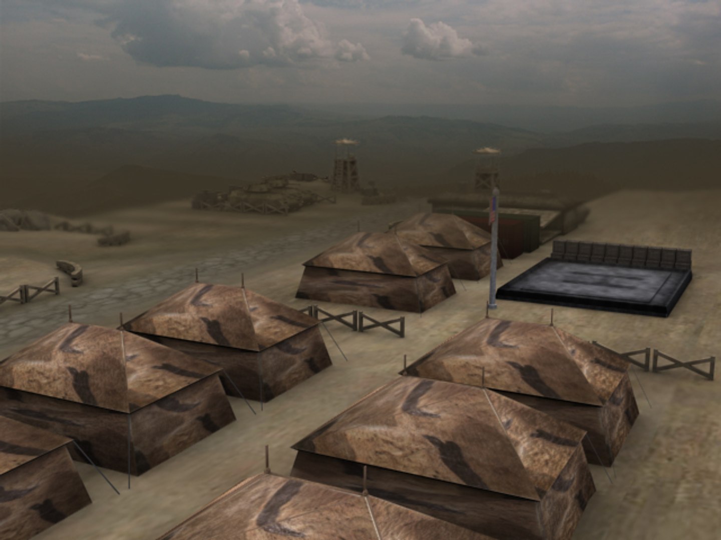 Free Max Model Military Camp