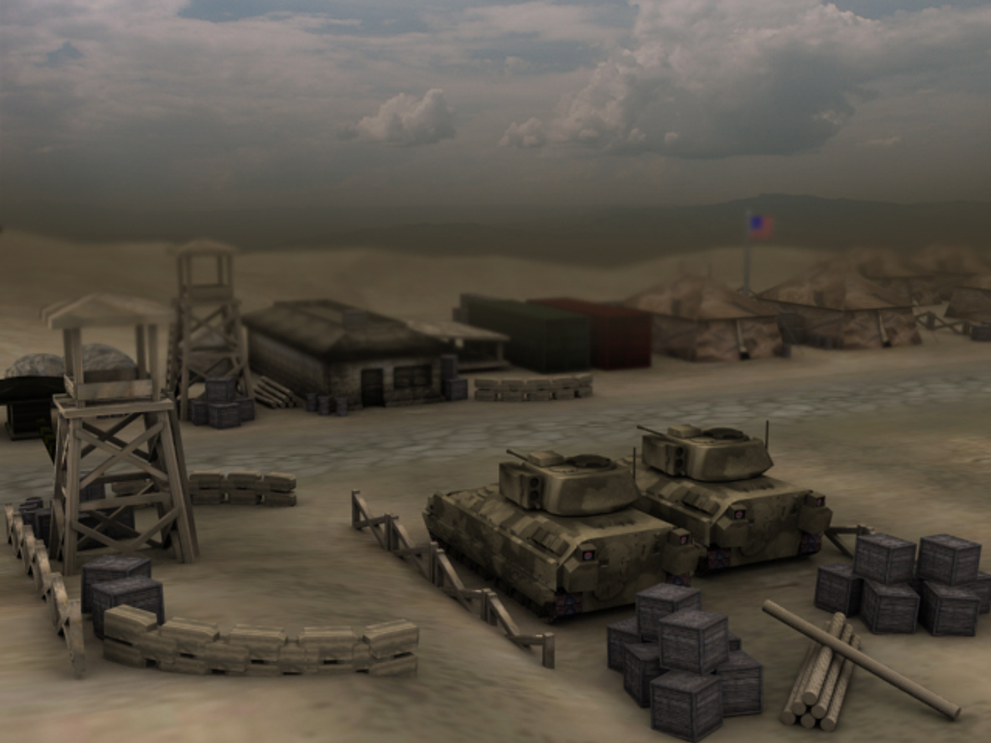free max model military camp