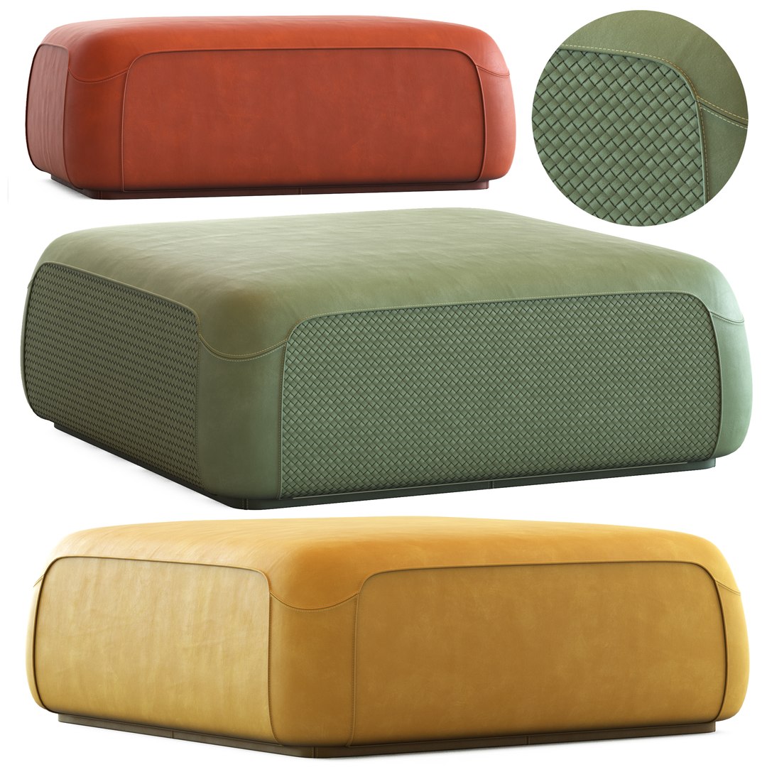 Ulivi Olivia Pouf 3D - TurboSquid 2183092