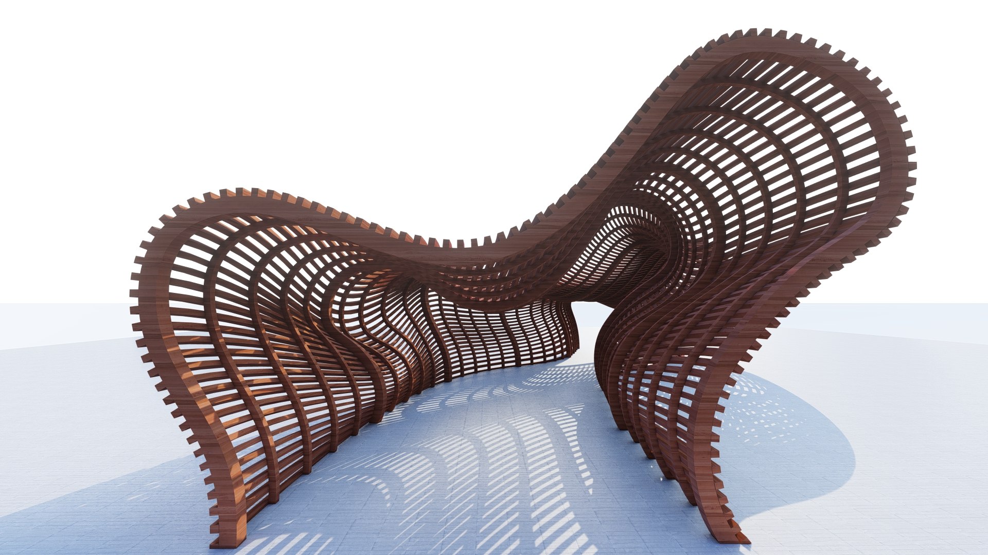 Outdoor pathway coverage 3D - TurboSquid 1964370