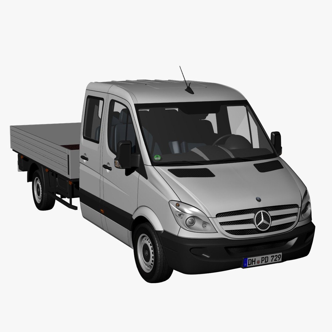 3d Sprinter Crewcab Pickup 2012
