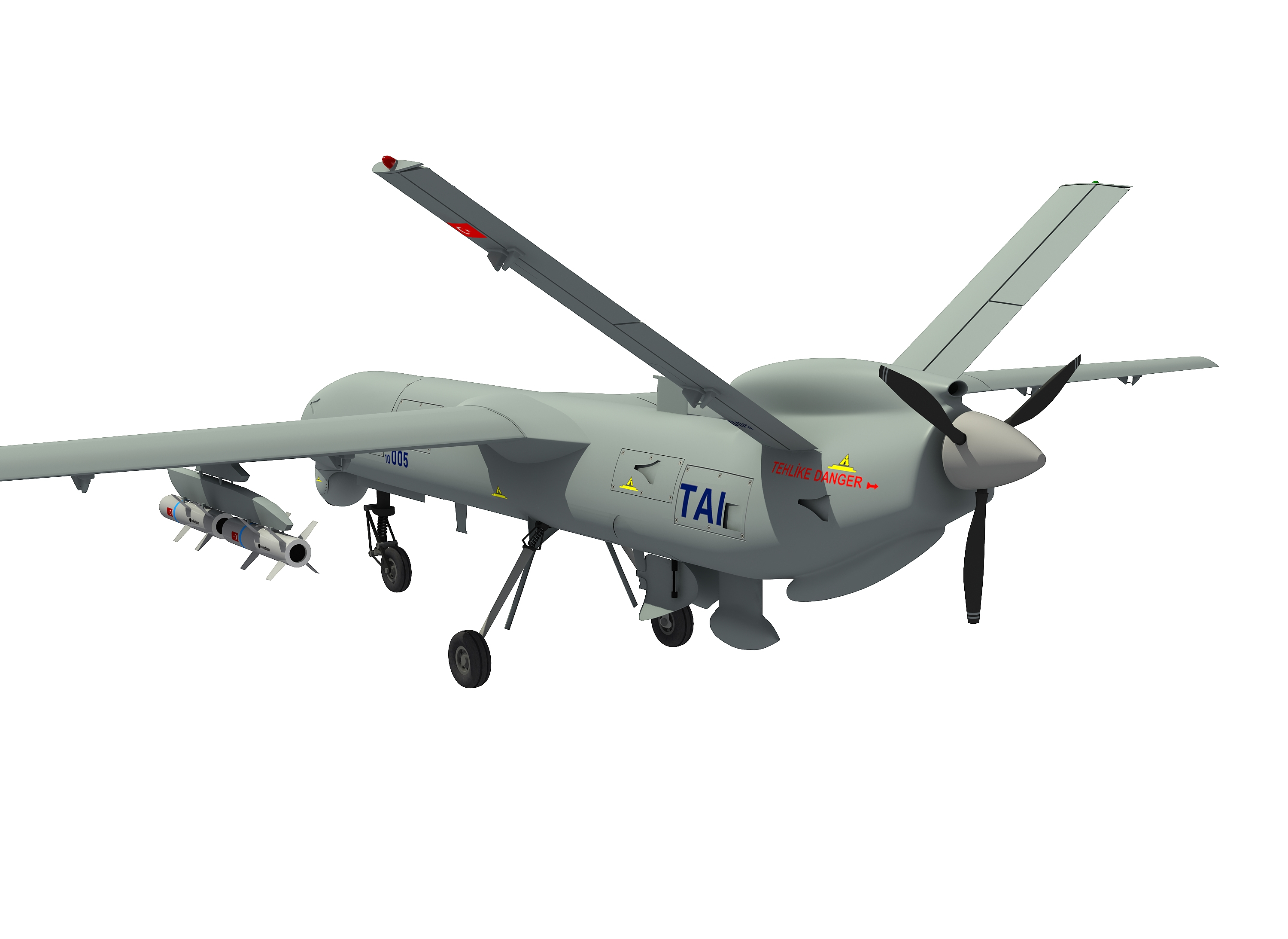 3D turkish uavs - TurboSquid 1397065