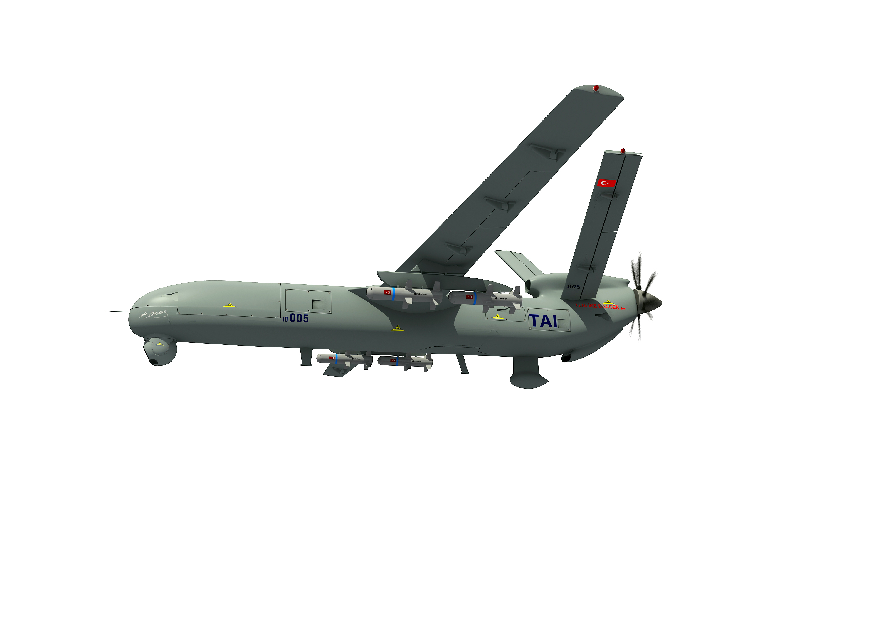 3D turkish uavs - TurboSquid 1397065