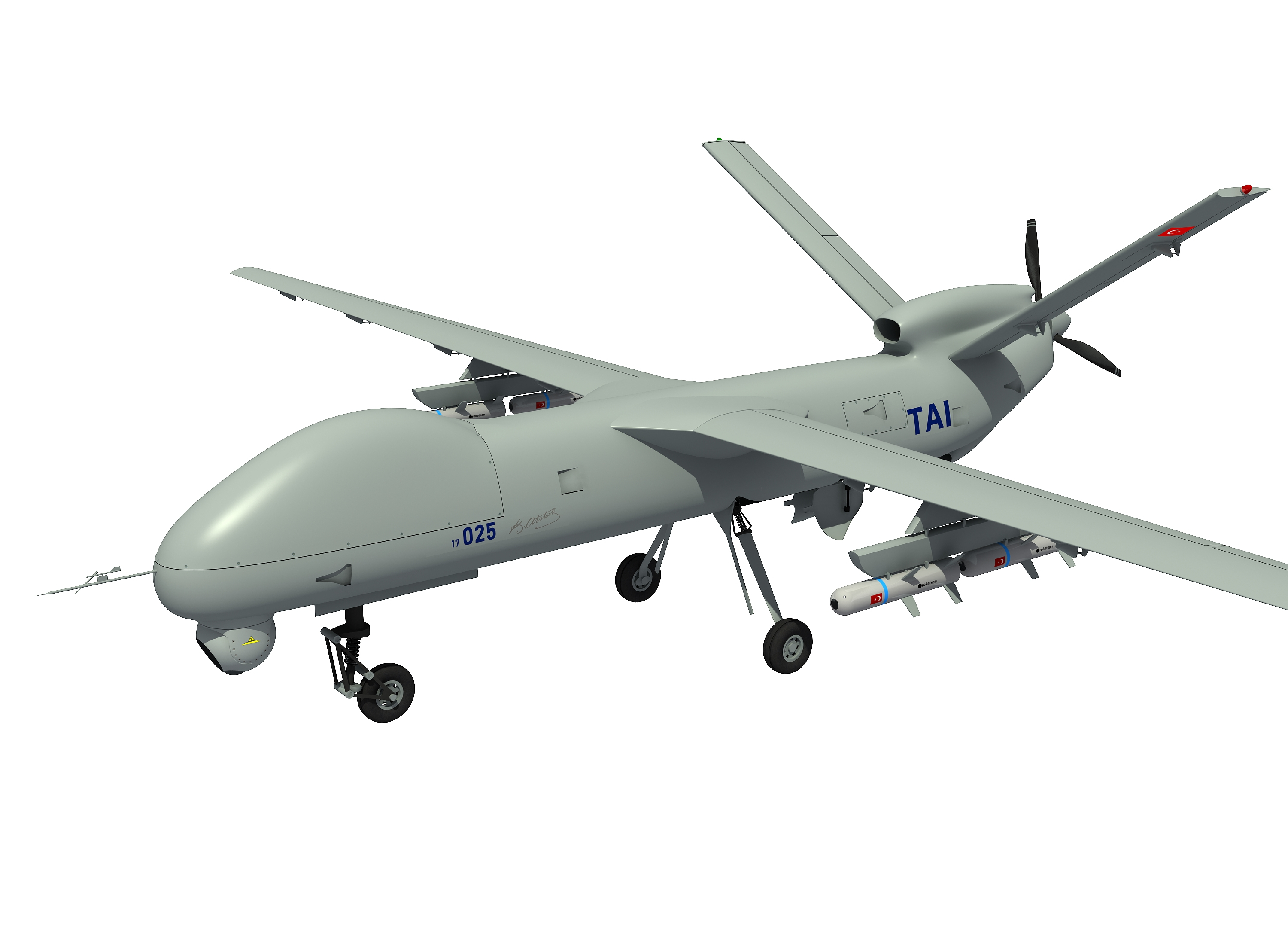 3D turkish uavs - TurboSquid 1397065
