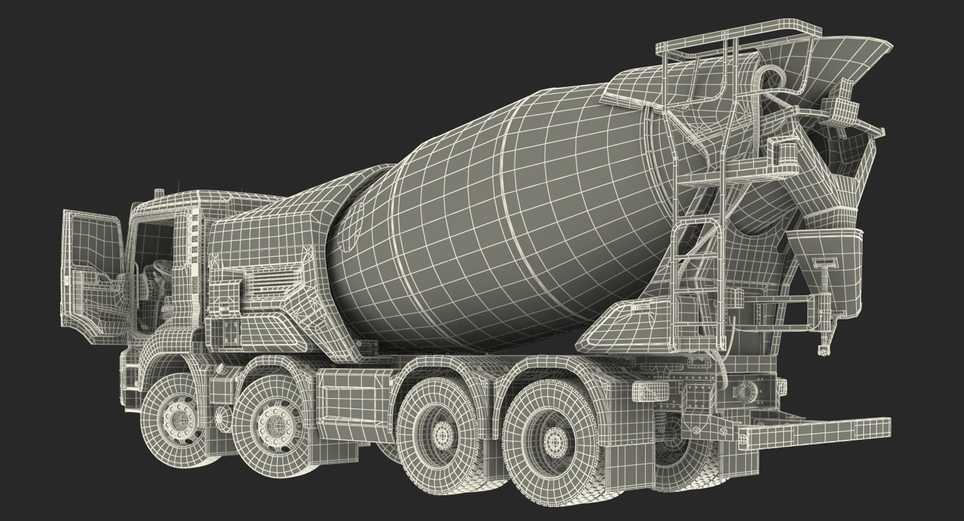 Electric Hybrid Mixer Generic 3D Model - TurboSquid 1394227