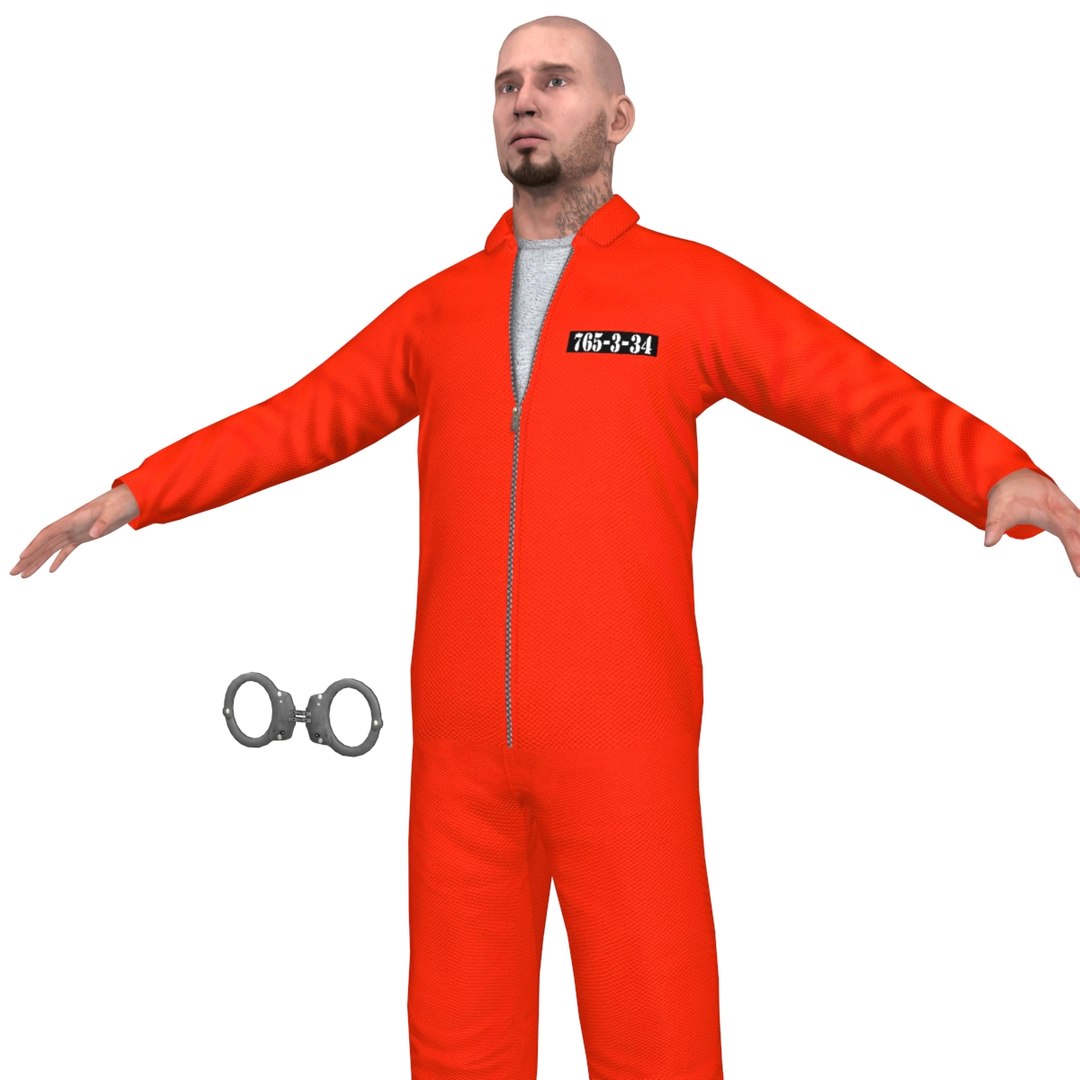 Prisoner Rigged 2 3d Model
