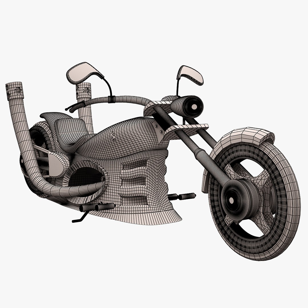 chopper 3d model