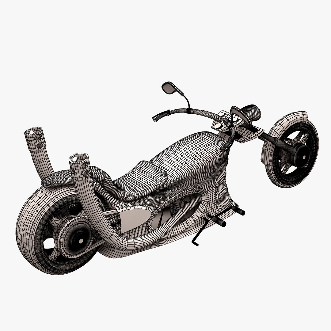 chopper 3d model