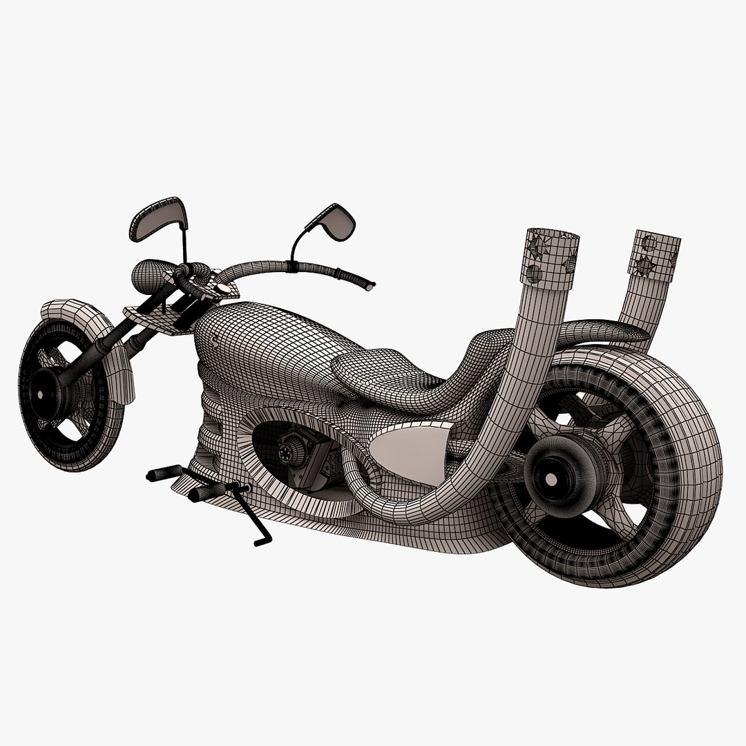chopper 3d model