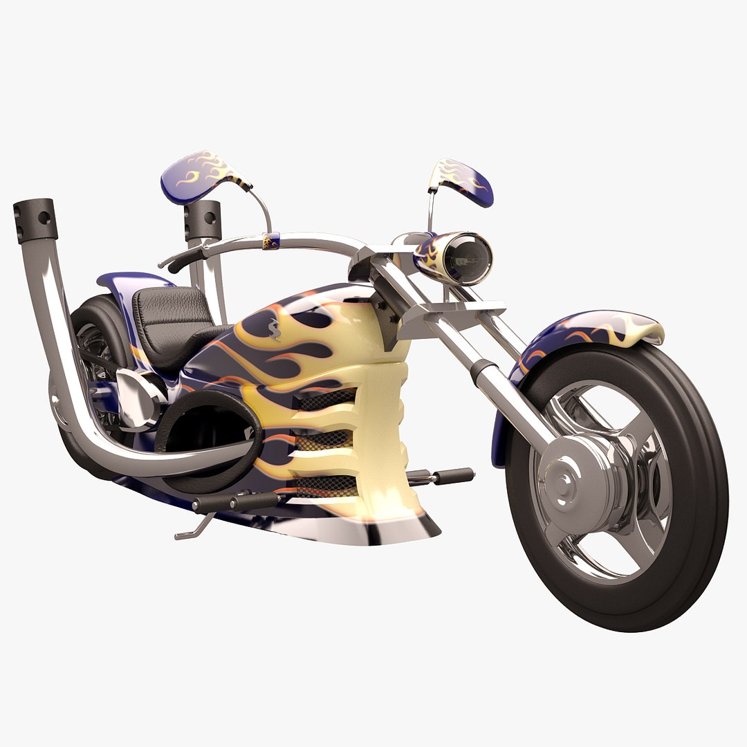 chopper 3d model