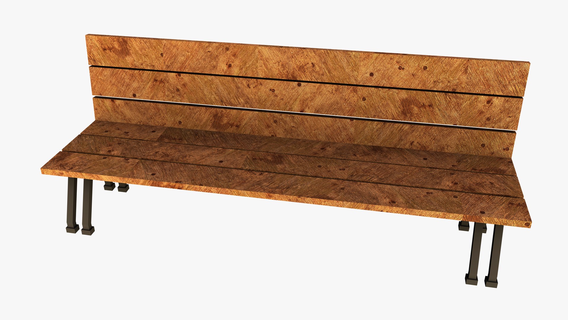 Free Free Wood Bench 3D Model - TurboSquid 2417535