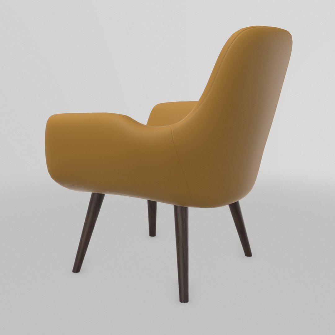 Moby Accent Chair 3D Model - TurboSquid 1346018