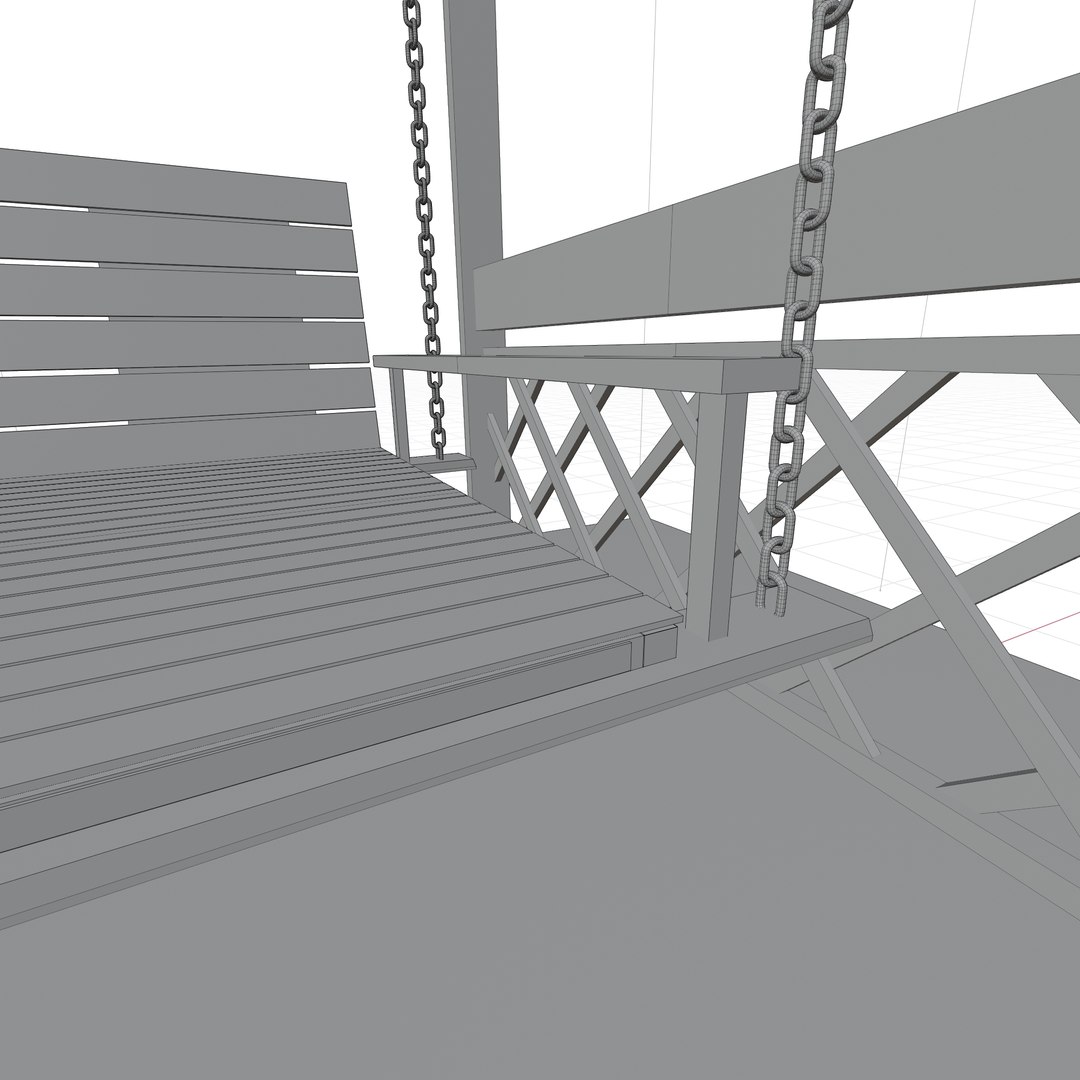 3D Arbor With Swing Model - TurboSquid 1891761